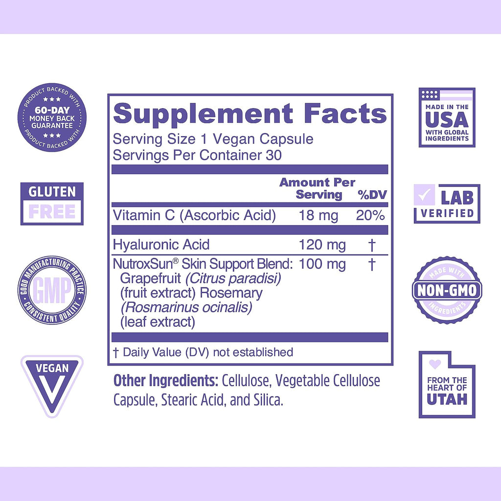 Glowfluence capsules for daily wellness