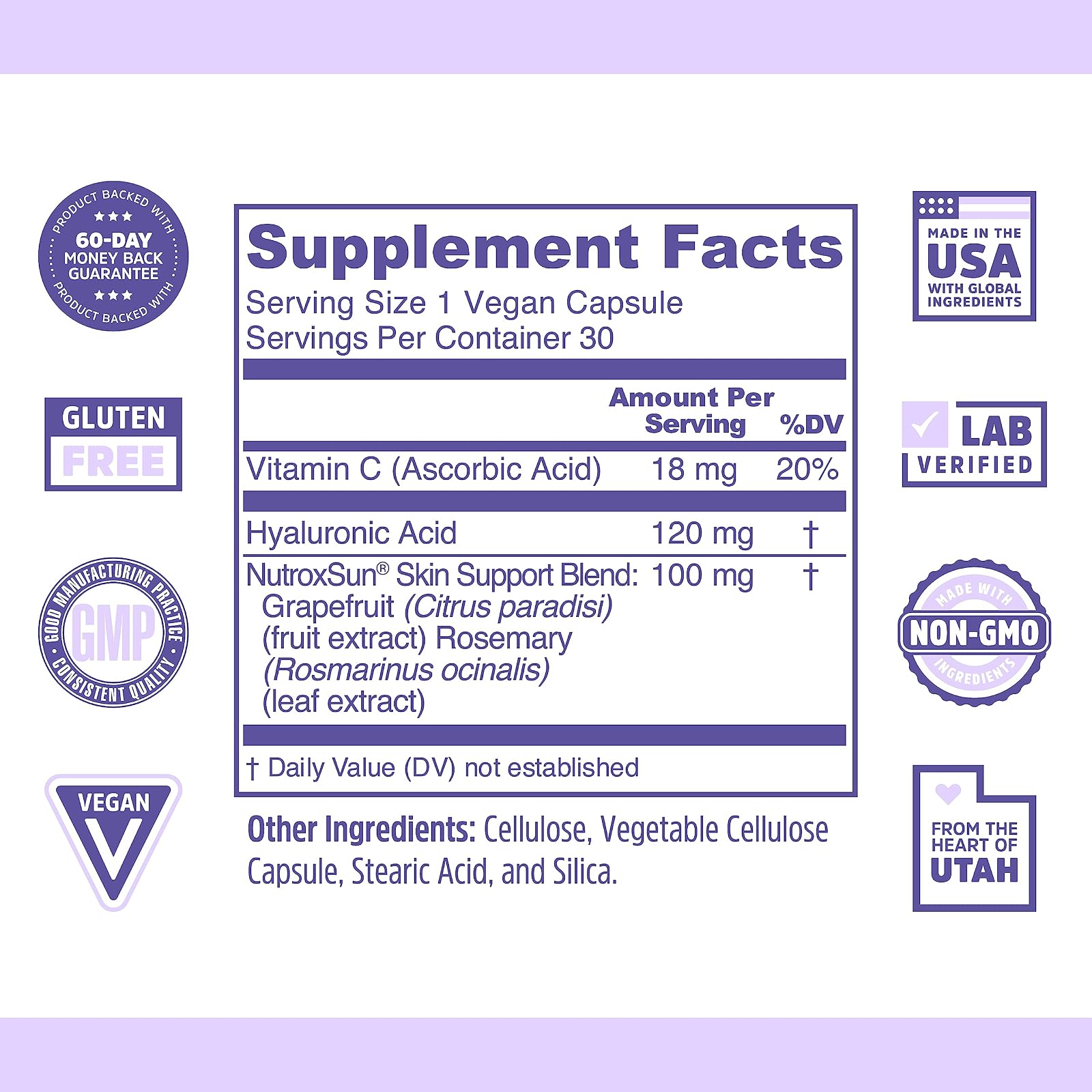 Glowfluence capsules for daily wellness