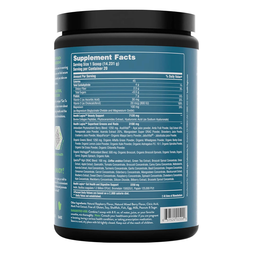 glowing greens powder for detox