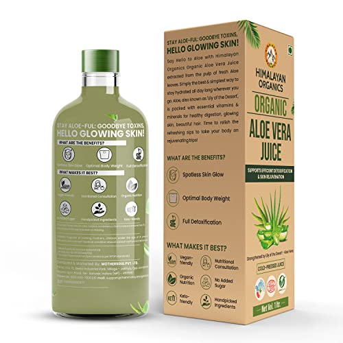 glowing skin with aloe vera juice