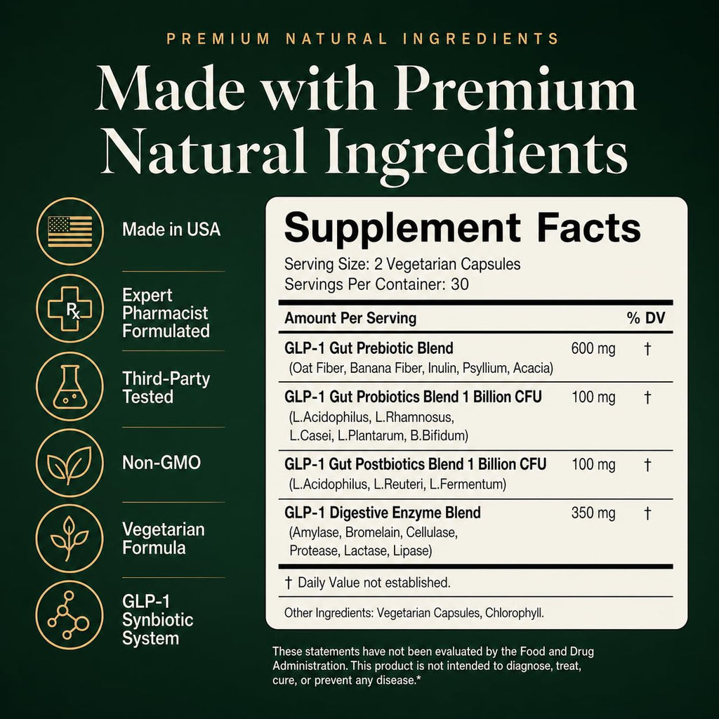 GLP-1 Companion probiotic benefits