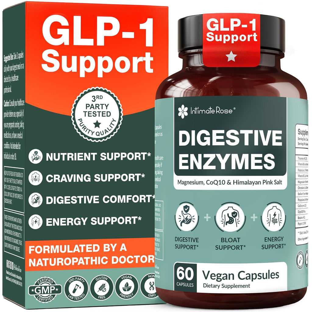GLP-1 digestive enzymes for gut health