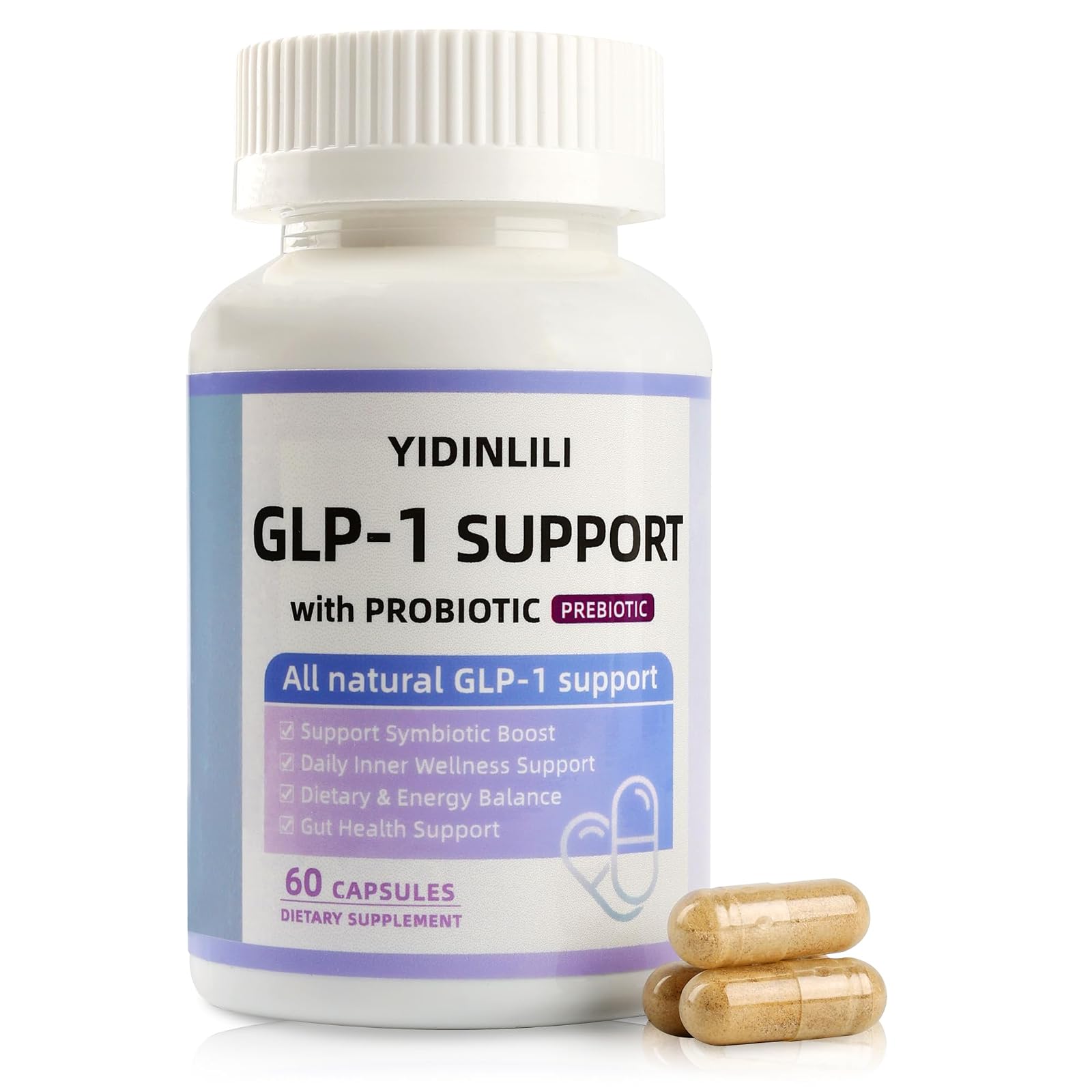 GLP-1 probiotic supplement for digestion