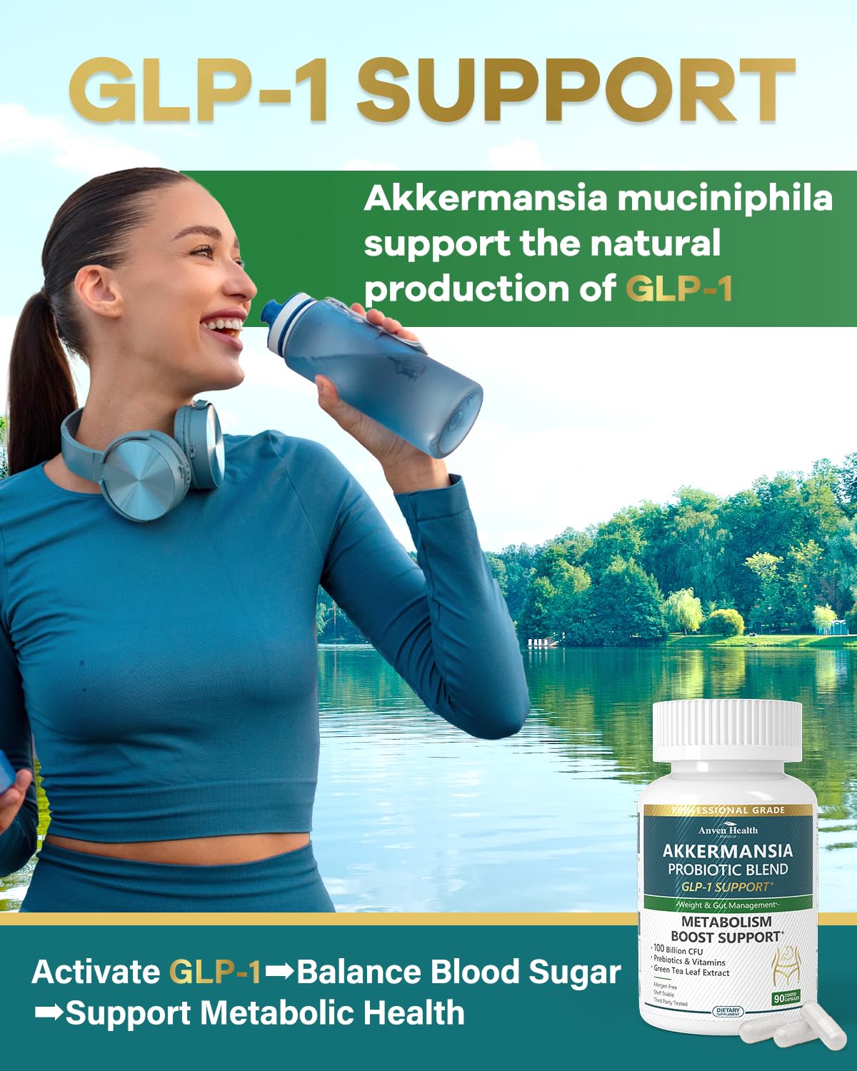 GLP-1 probiotics for men’s wellness