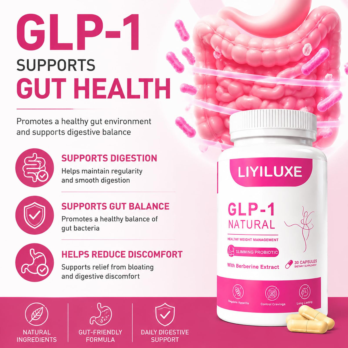 GLP-1 probiotics for overall wellness