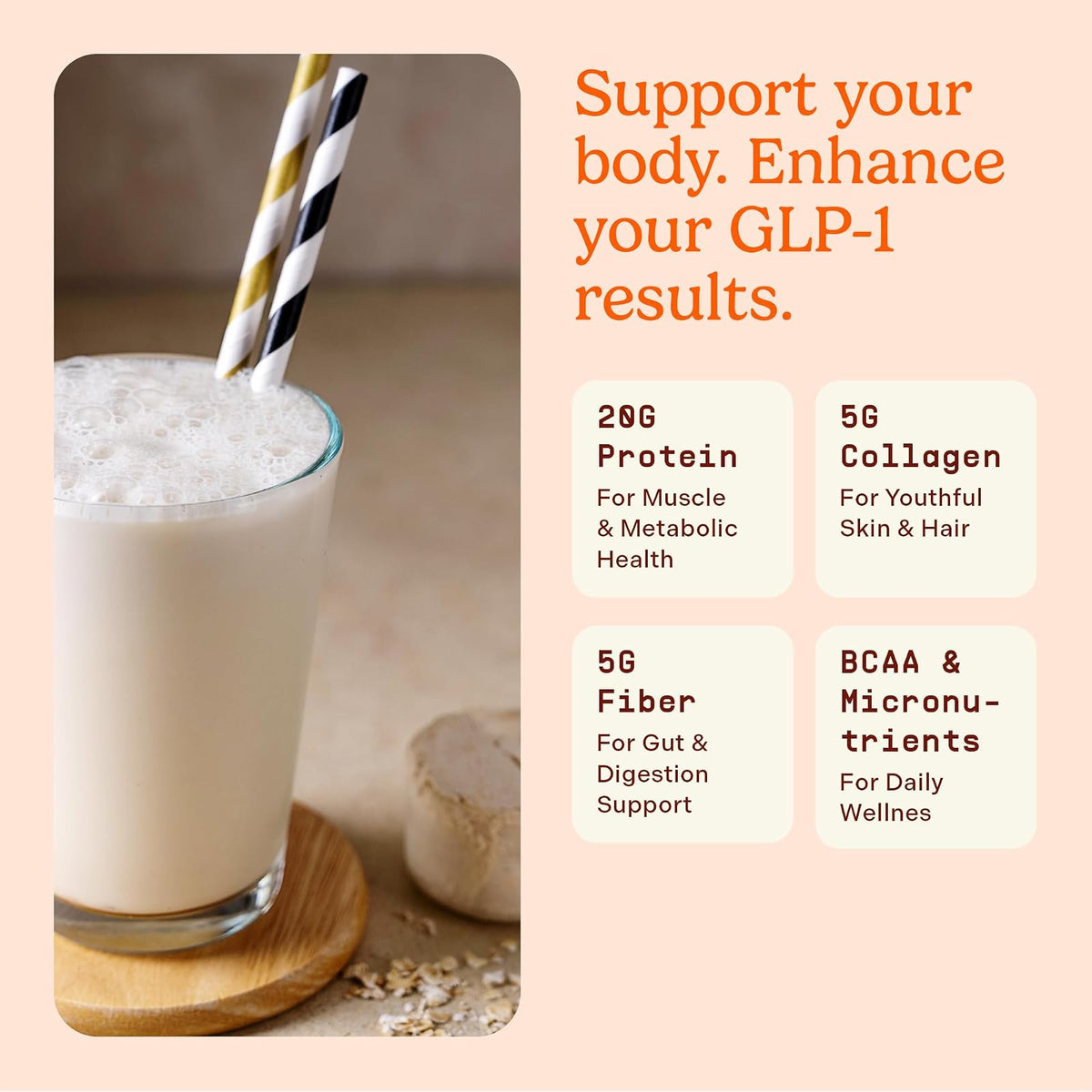 GLP-1 shake for gut support