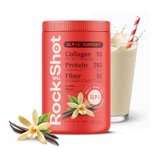 GLP-1 vanilla fiber protein shake