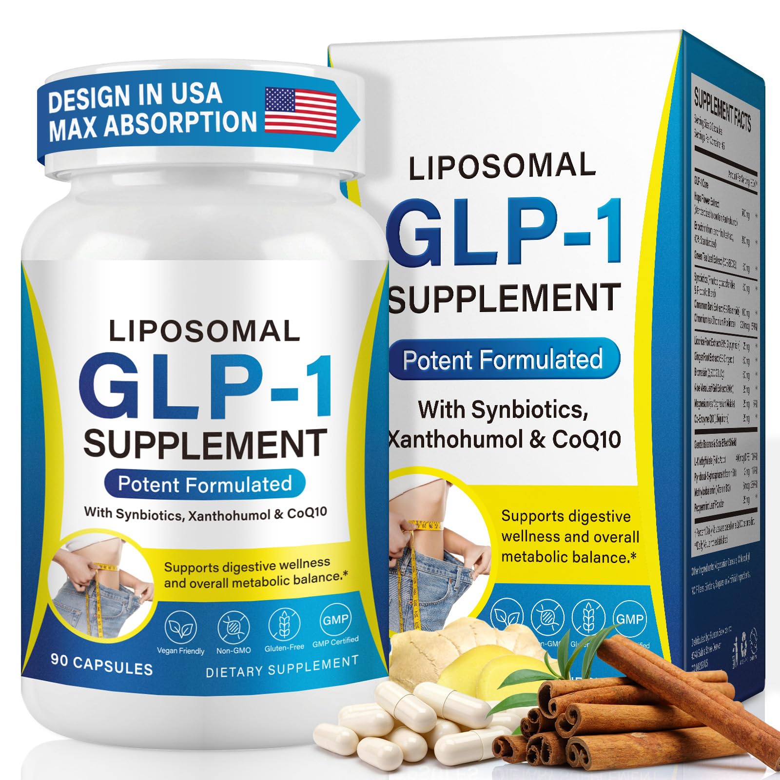 GLP Activate probiotic capsules for digestion