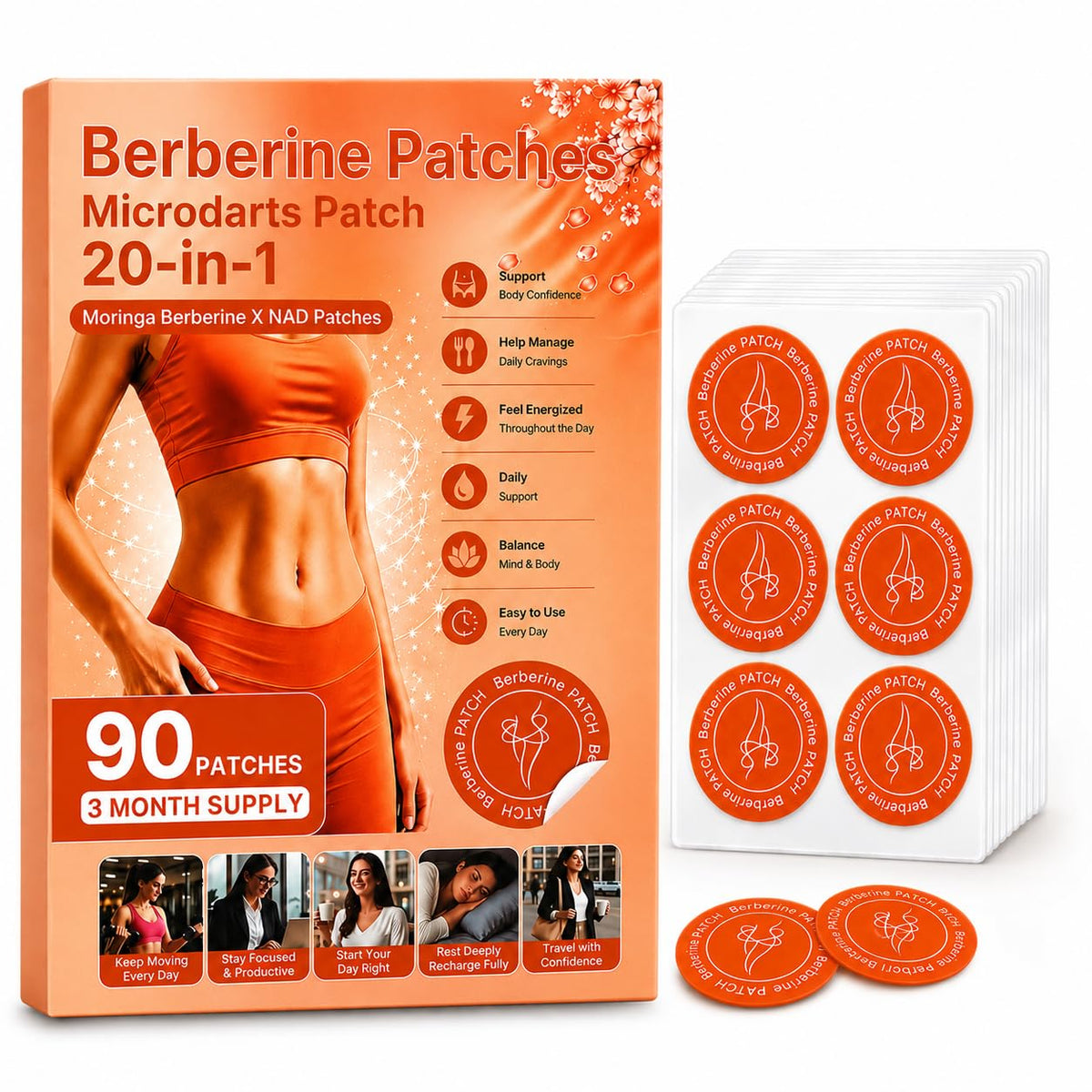 GLPLUS-1 Berberine patches for wellness
