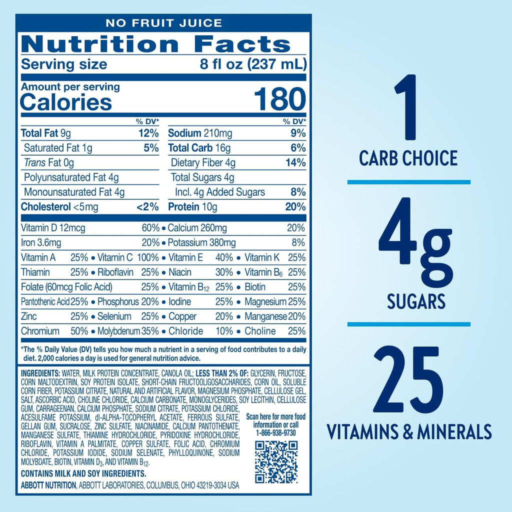 Glucerna shake for energy boost