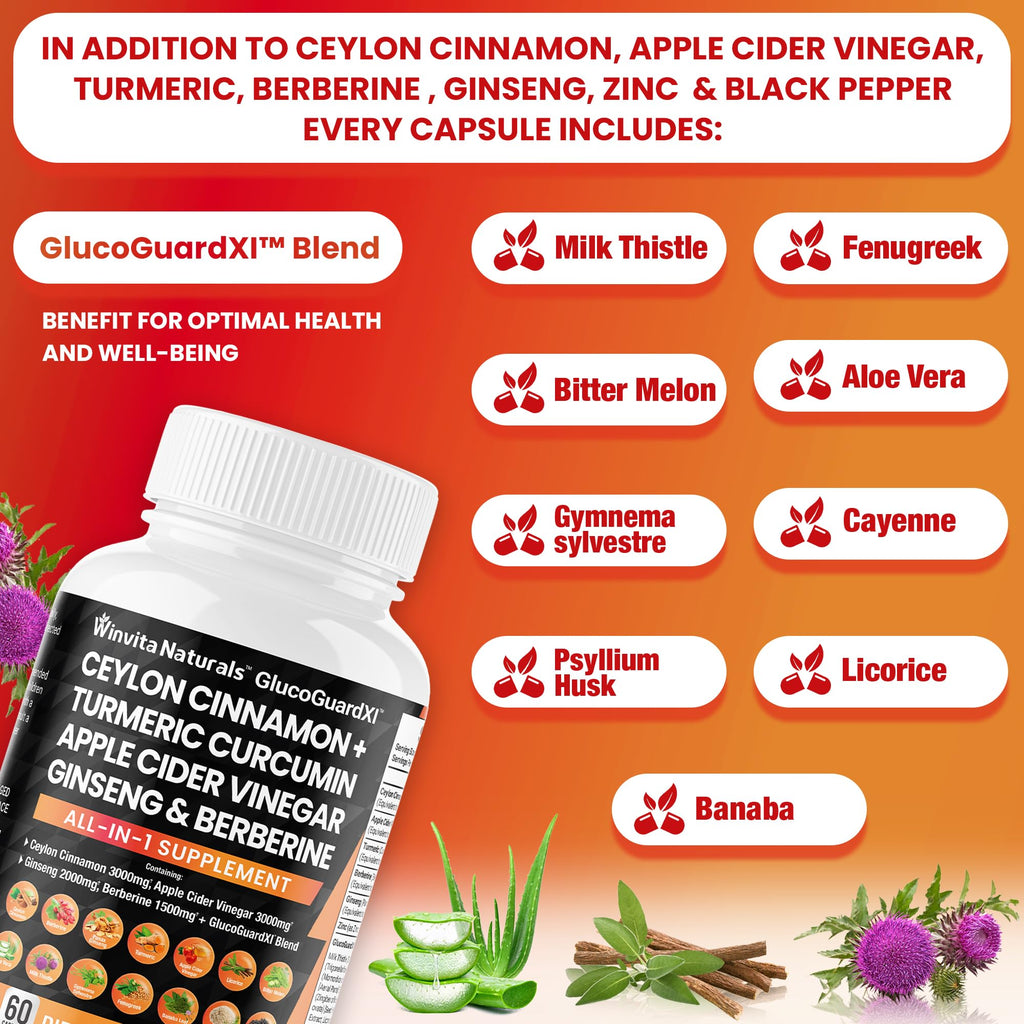 Gluco health support with Ceylon cinnamon