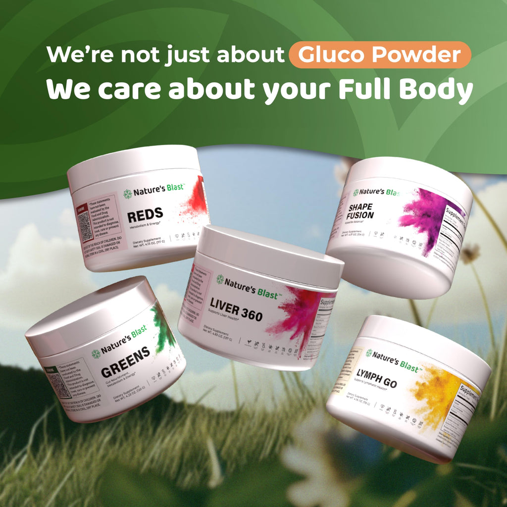 Gluco-Powder with natural ingredients