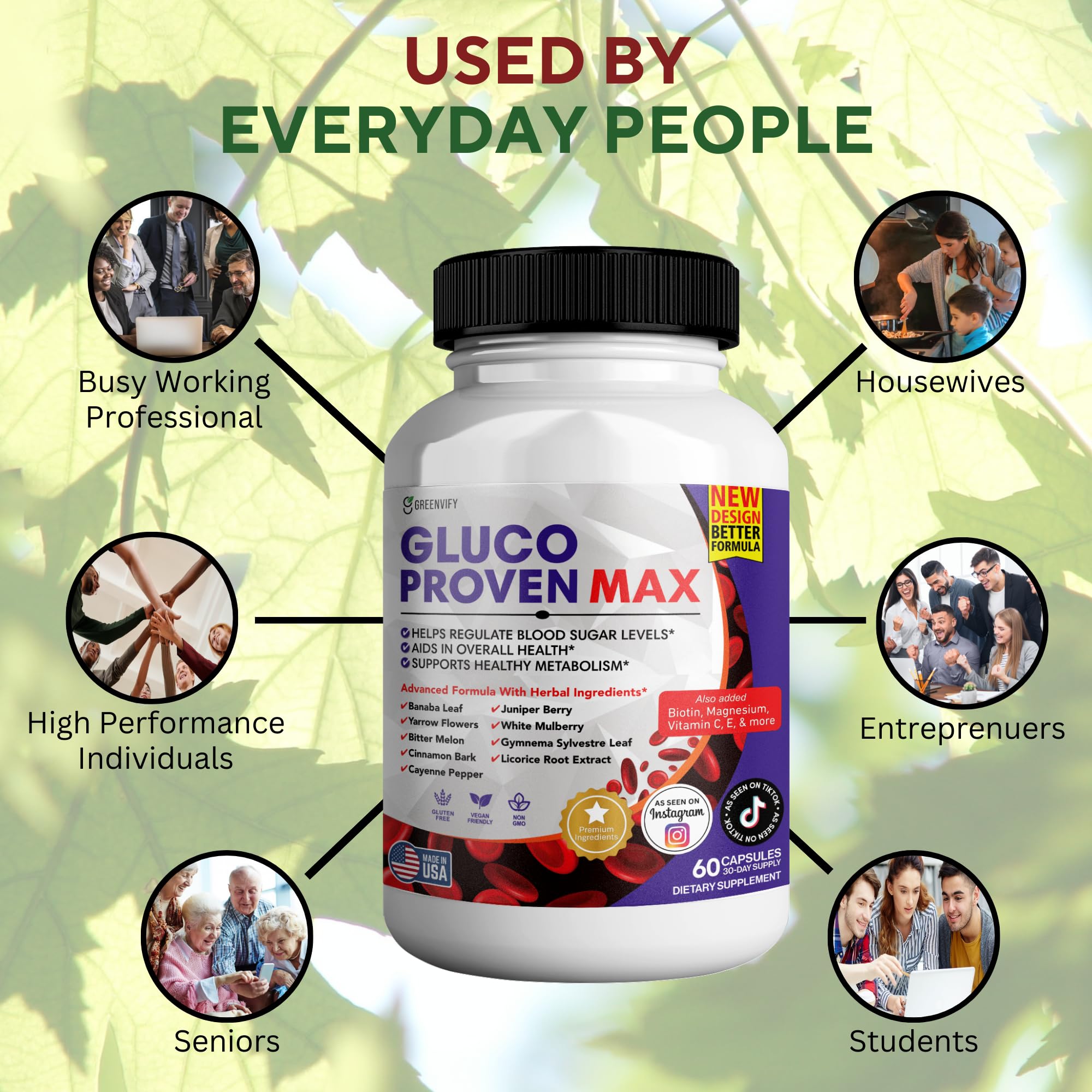 Gluco Proven Max health supplement benefits