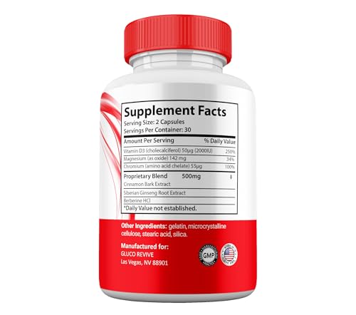 Gluco Revive vitamins for healthy living