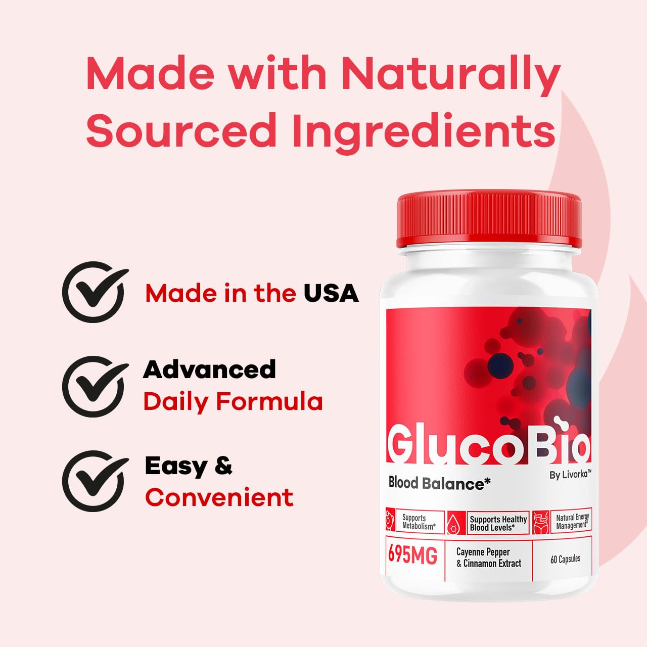 GlucoBio capsules for balanced nutrition