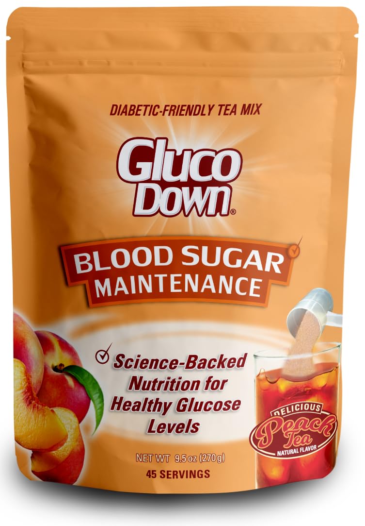 GLUCODOWN peach tea mix for digestion