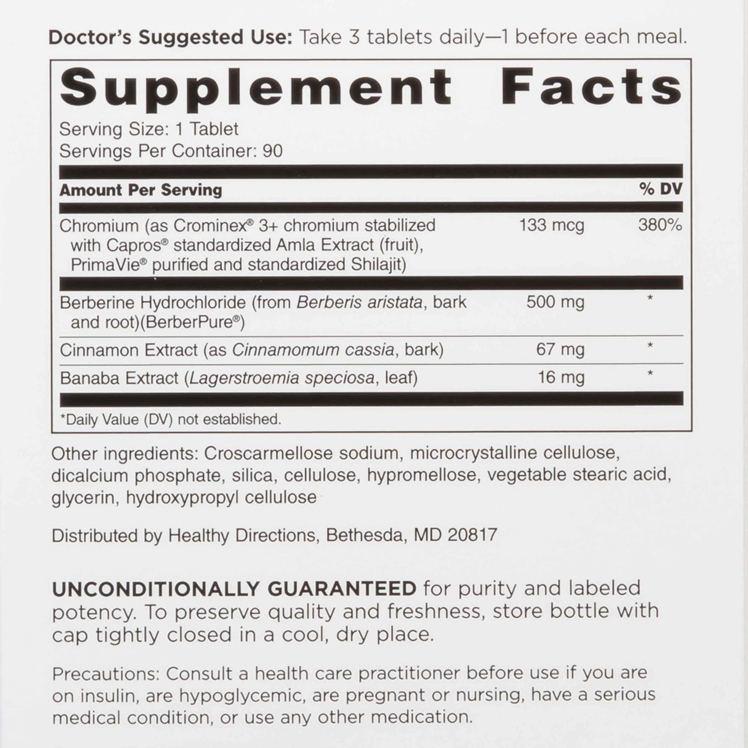 GlucoGold with chromium for wellness