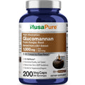 Glucomannan digestive enzymes supplement