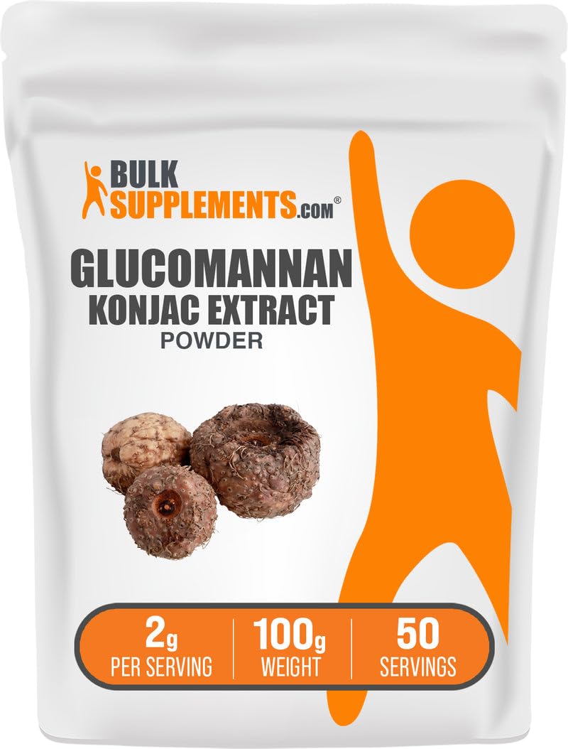 Glucomannan powder for digestive health