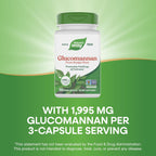 Glucomannan supplement for healthy digestion