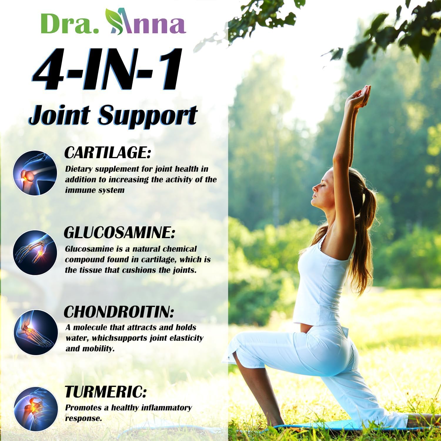 Glucosamine and chondroitin for mobility