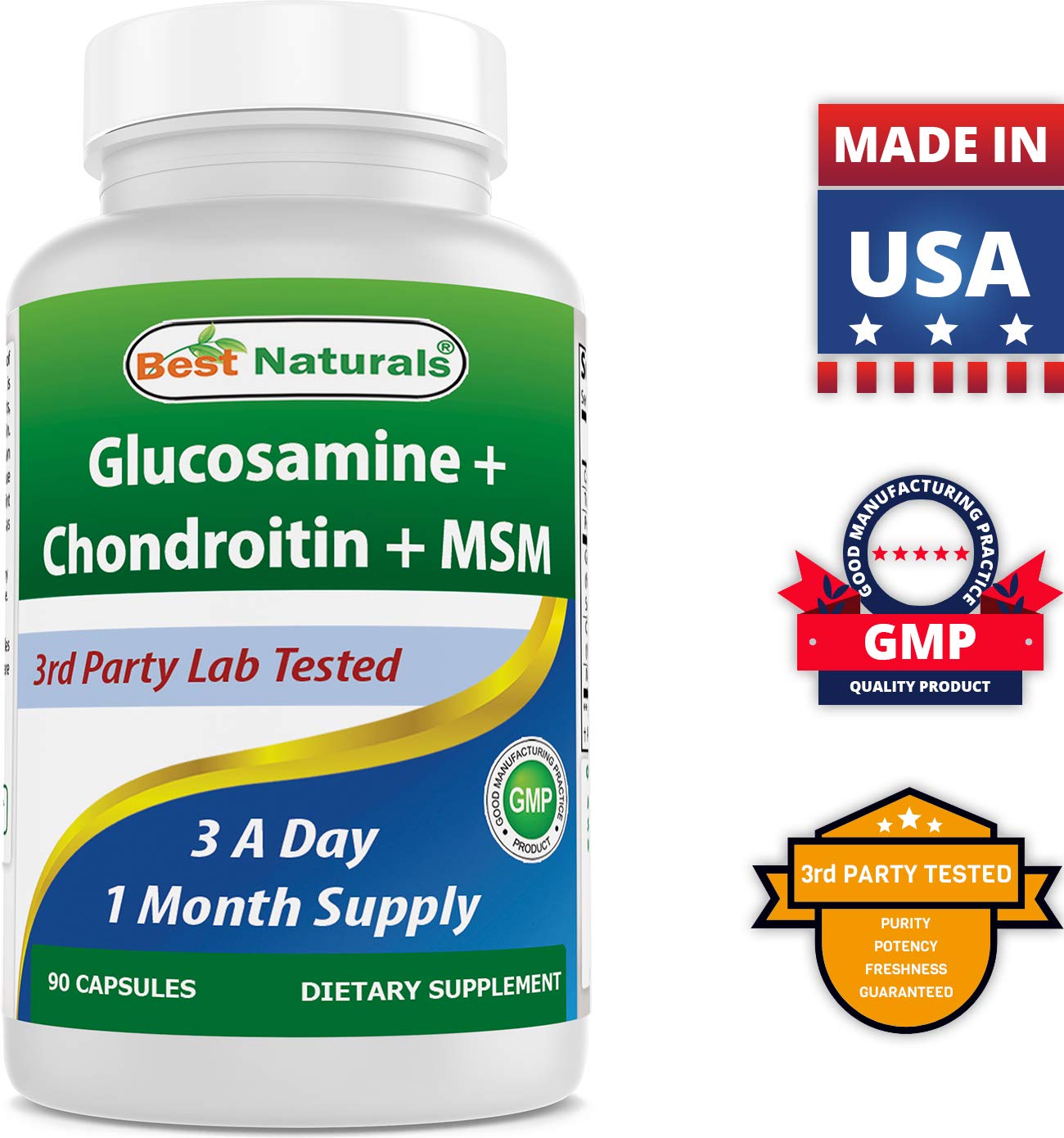 Glucosamine capsules for active lifestyle