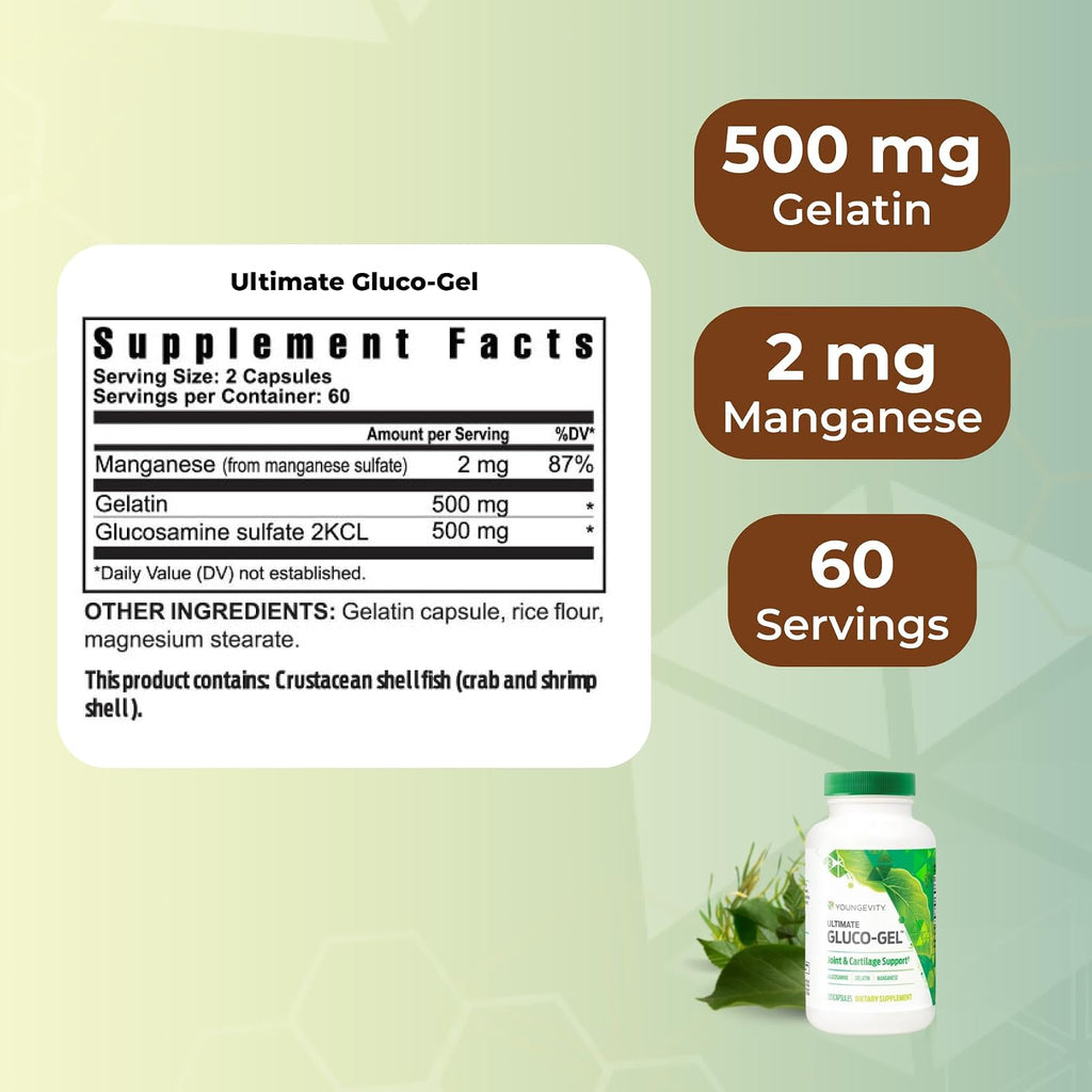 Glucosamine capsules for mobility