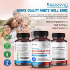 Glucosamine capsules for overall wellness
