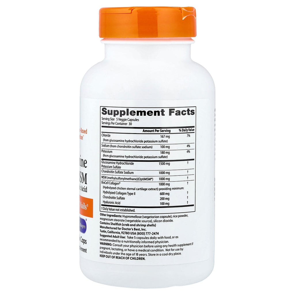 glucosamine chondroitin and MSM benefits