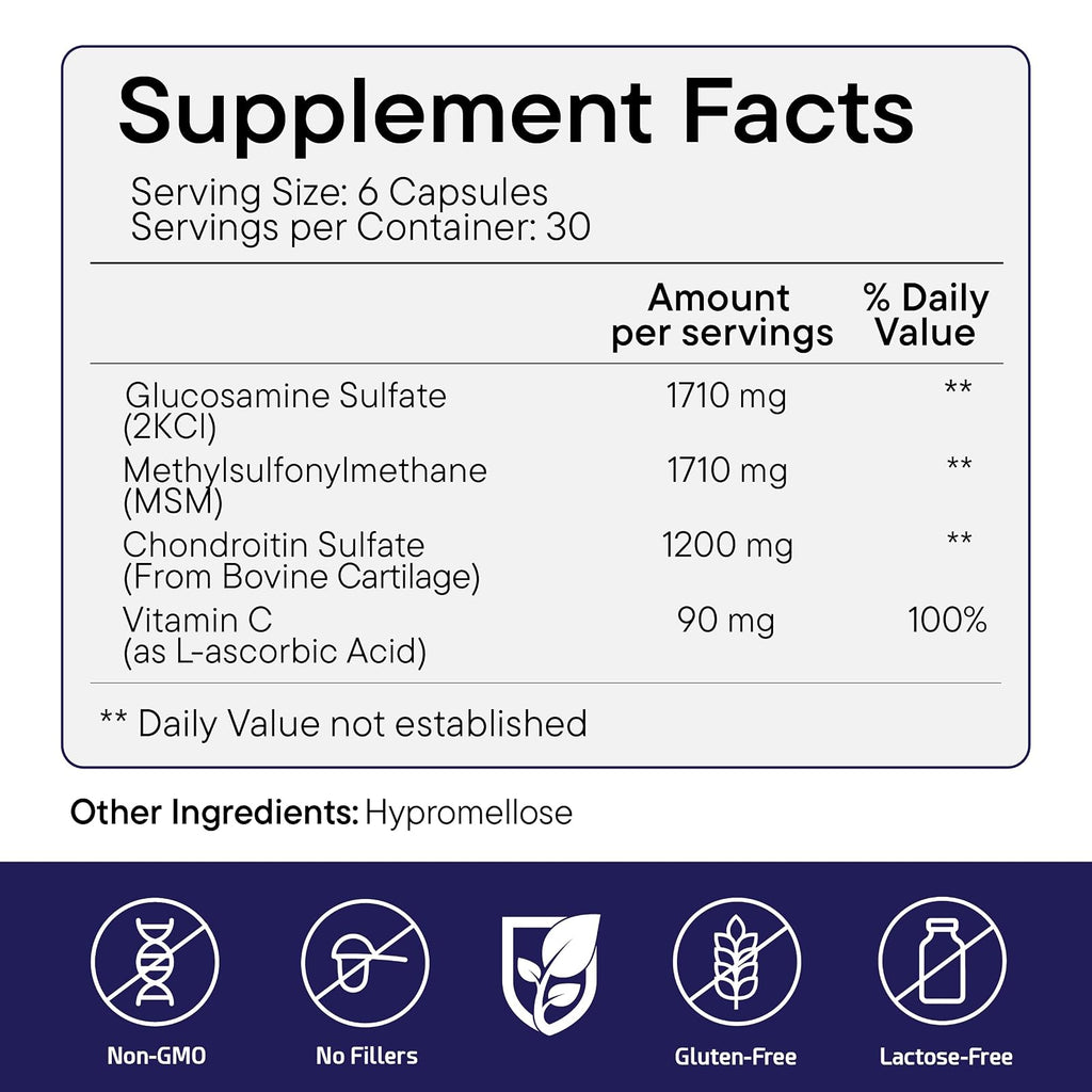 glucosamine chondroitin capsules for mobility