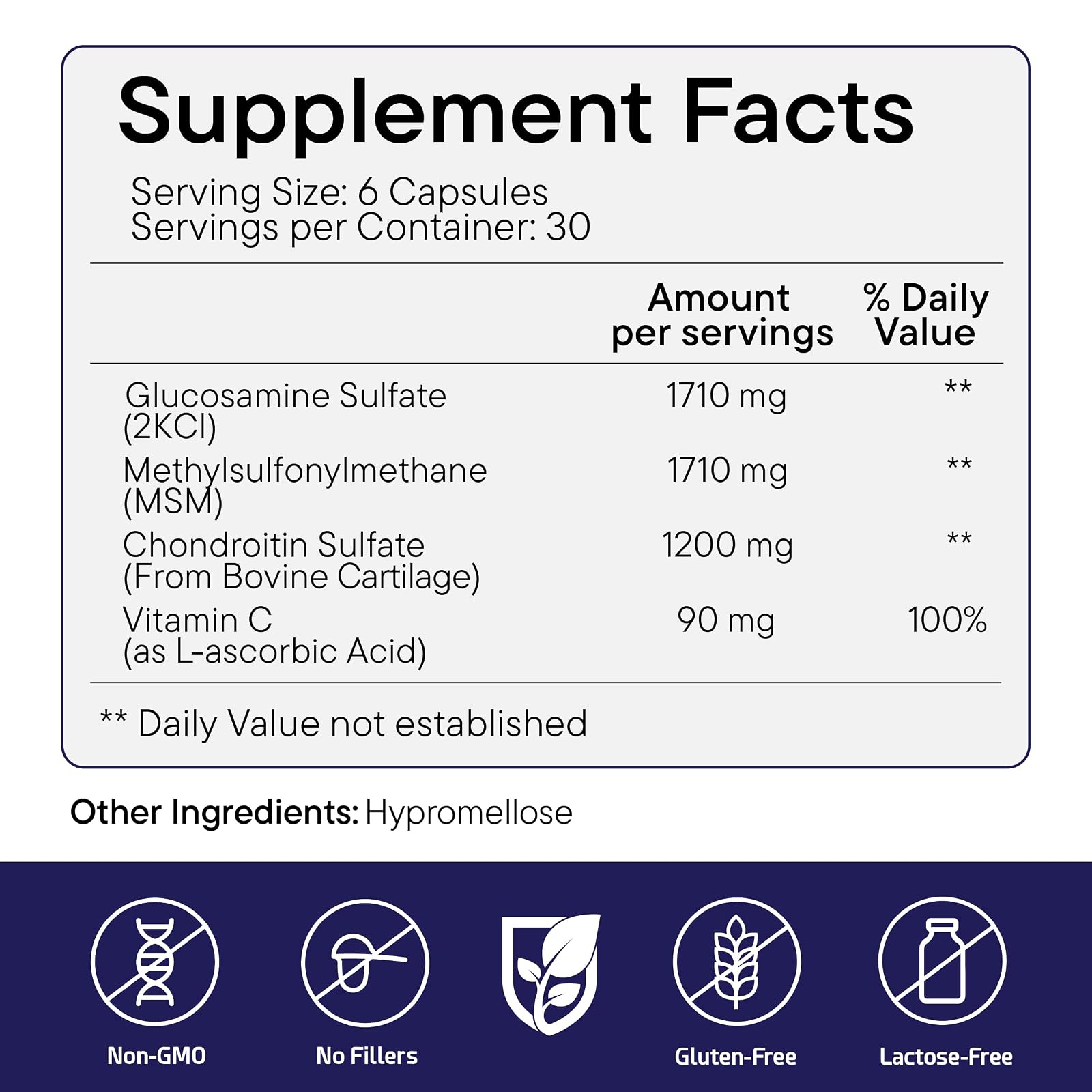 glucosamine chondroitin capsules for mobility