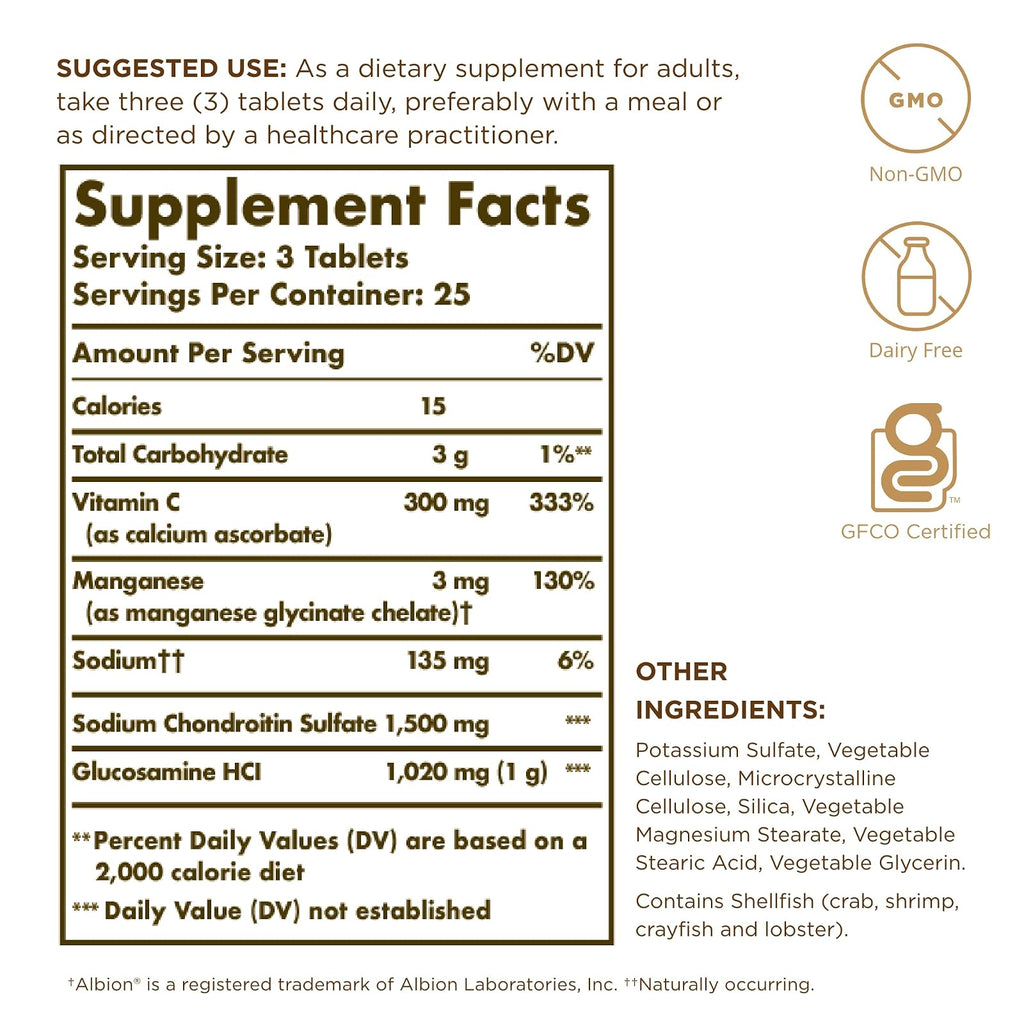 glucosamine chondroitin complex for mobility