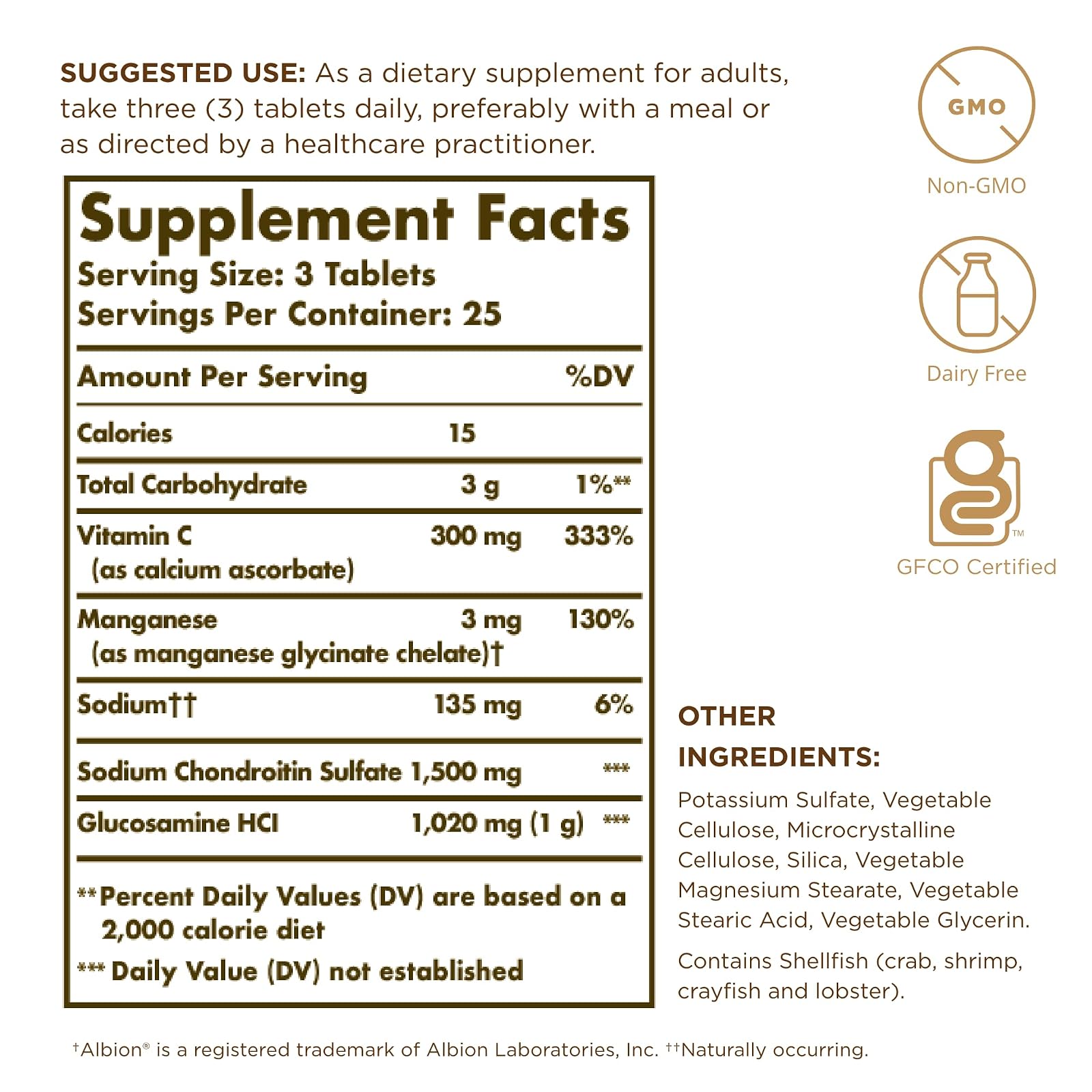 glucosamine chondroitin complex for mobility