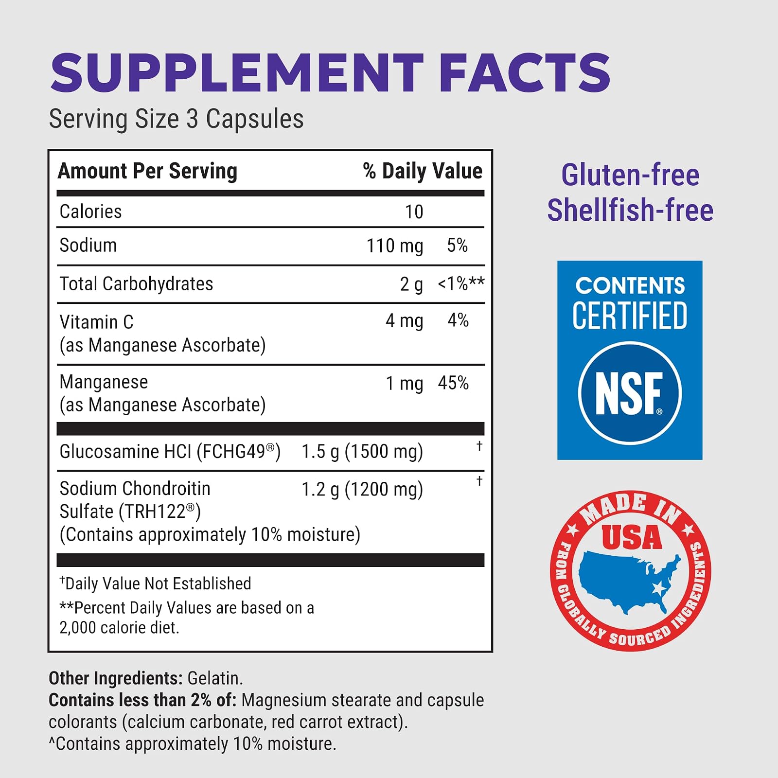Glucosamine chondroitin for joint health