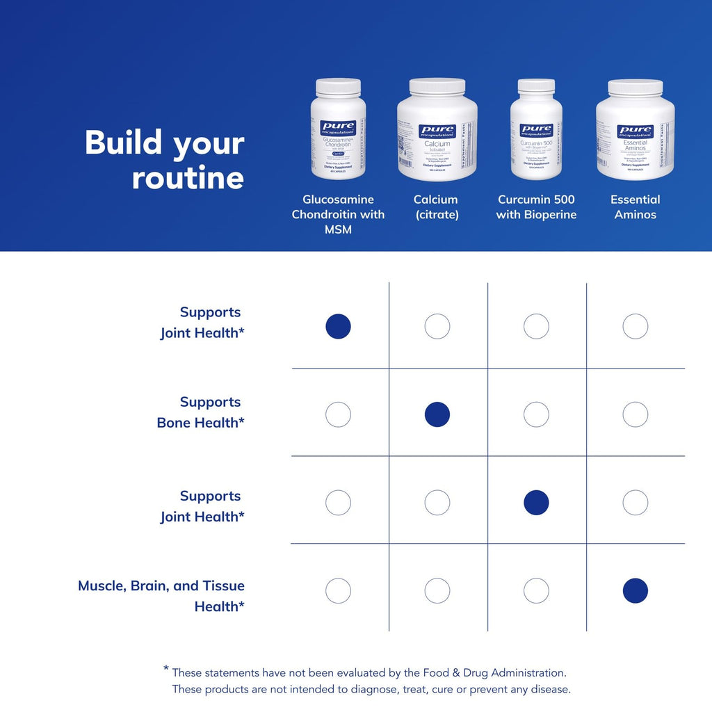 glucosamine chondroitin msm for active lifestyle