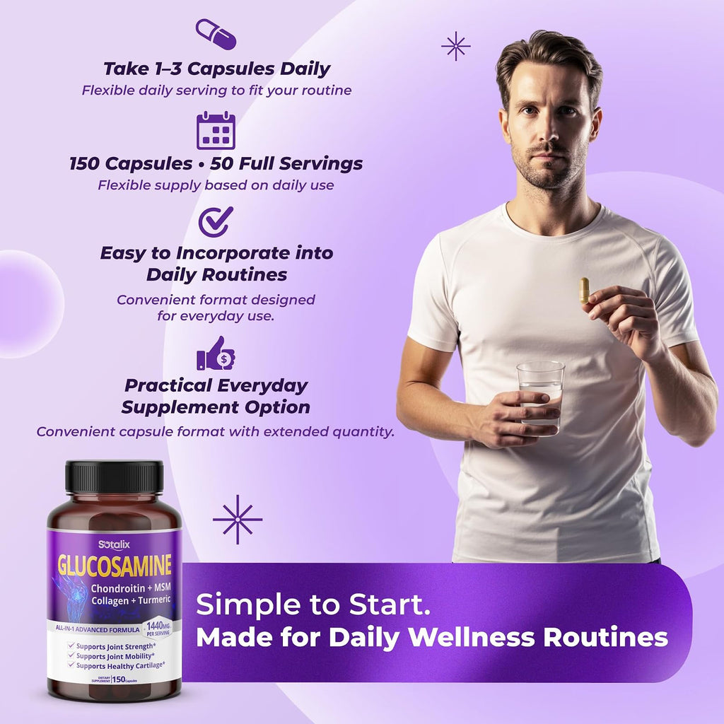 Glucosamine chondroitin msm for better flexibility