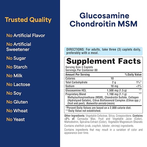 glucosamine chondroitin msm for better sleep