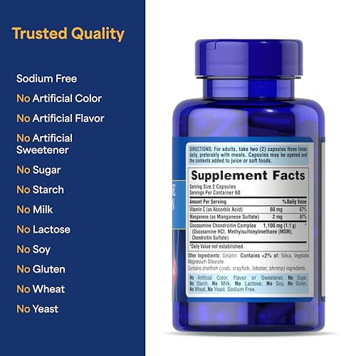 glucosamine chondroitin MSM for comfort