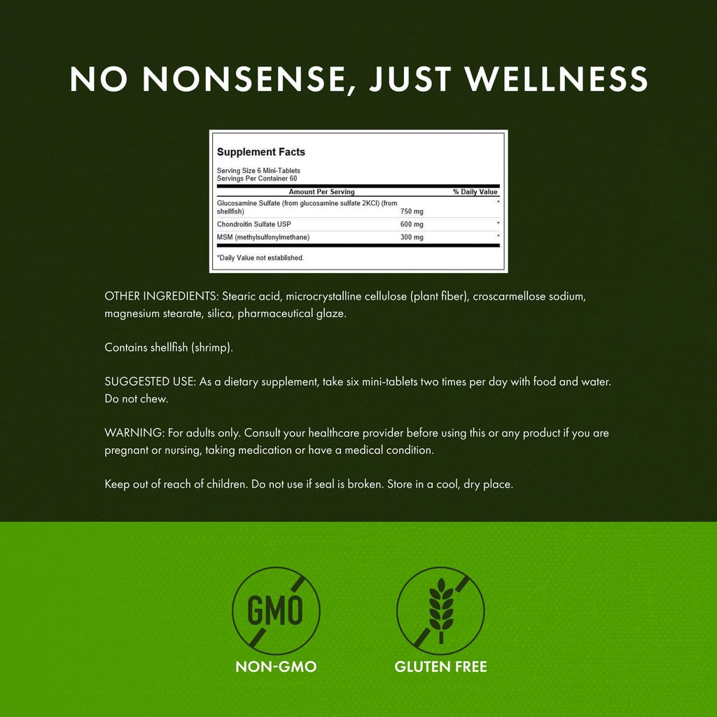 glucosamine chondroitin msm for mobility
