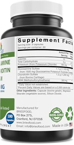 glucosamine chondroitin msm for mobility