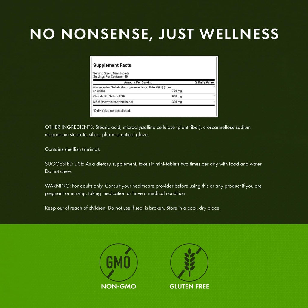 glucosamine chondroitin msm for mobility