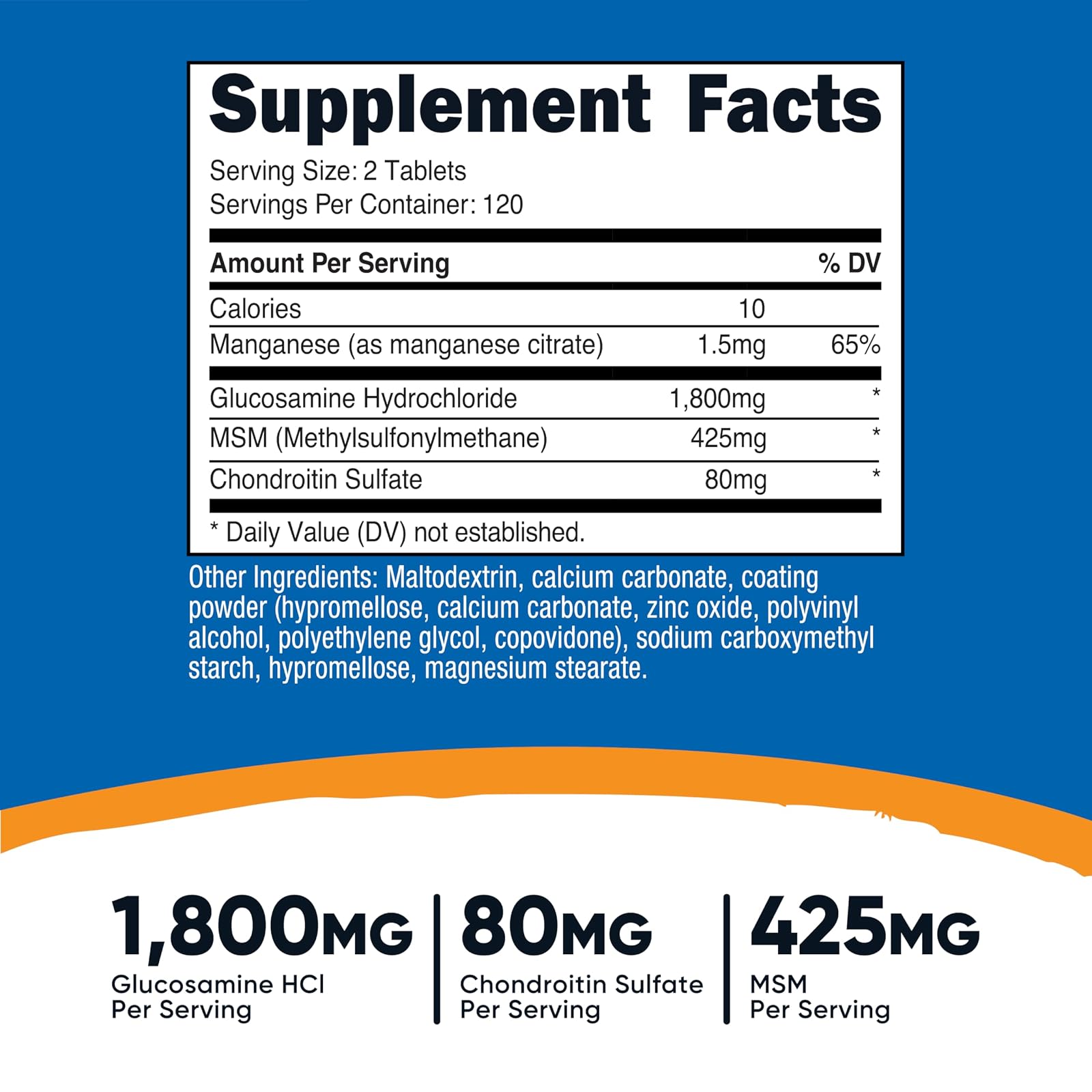 glucosamine chondroitin msm for mobility