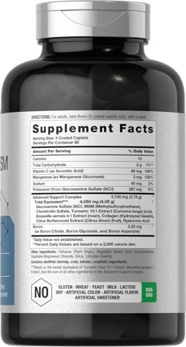 glucosamine chondroitin msm for mobility