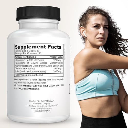 Glucosamine chondroitin MSM for mobility