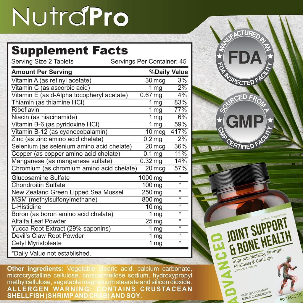 glucosamine chondroitin MSM for recovery