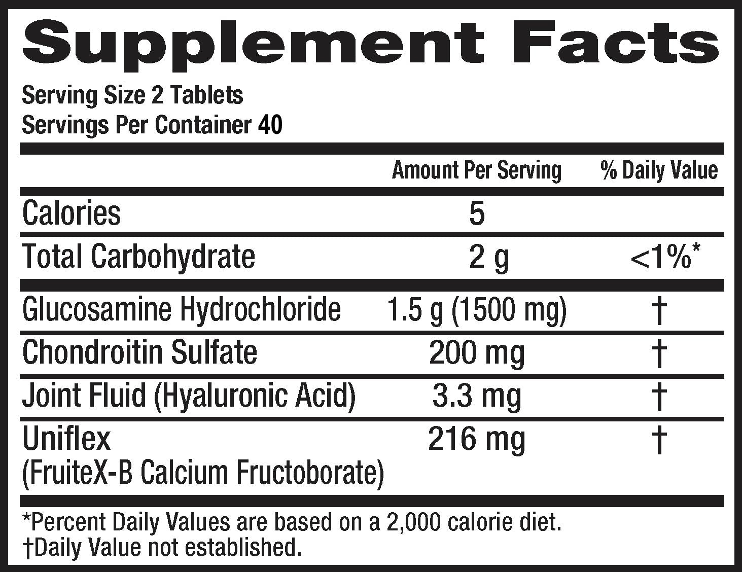 glucosamine chondroitin supplements for mobility