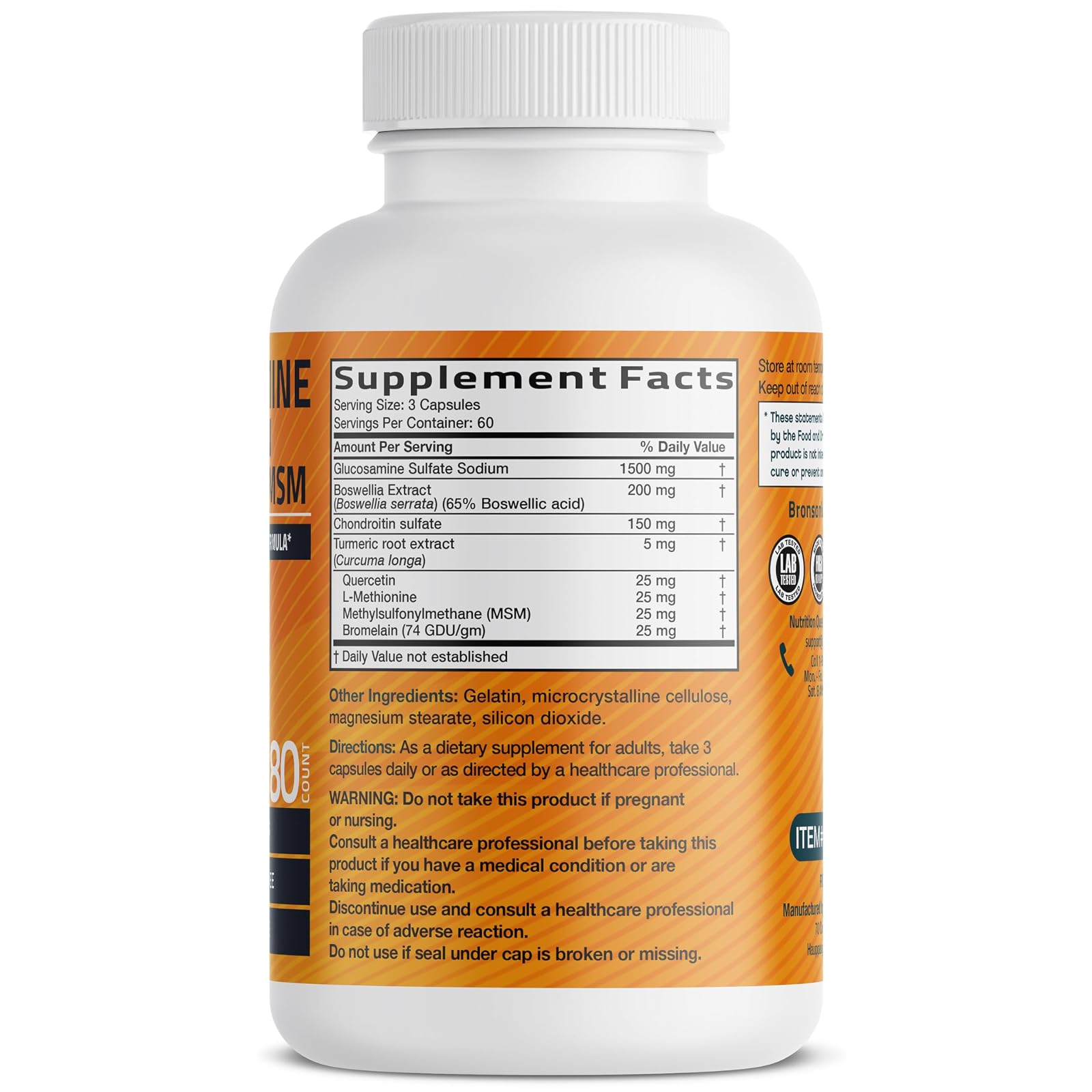 glucosamine chondroitin turmeric benefits