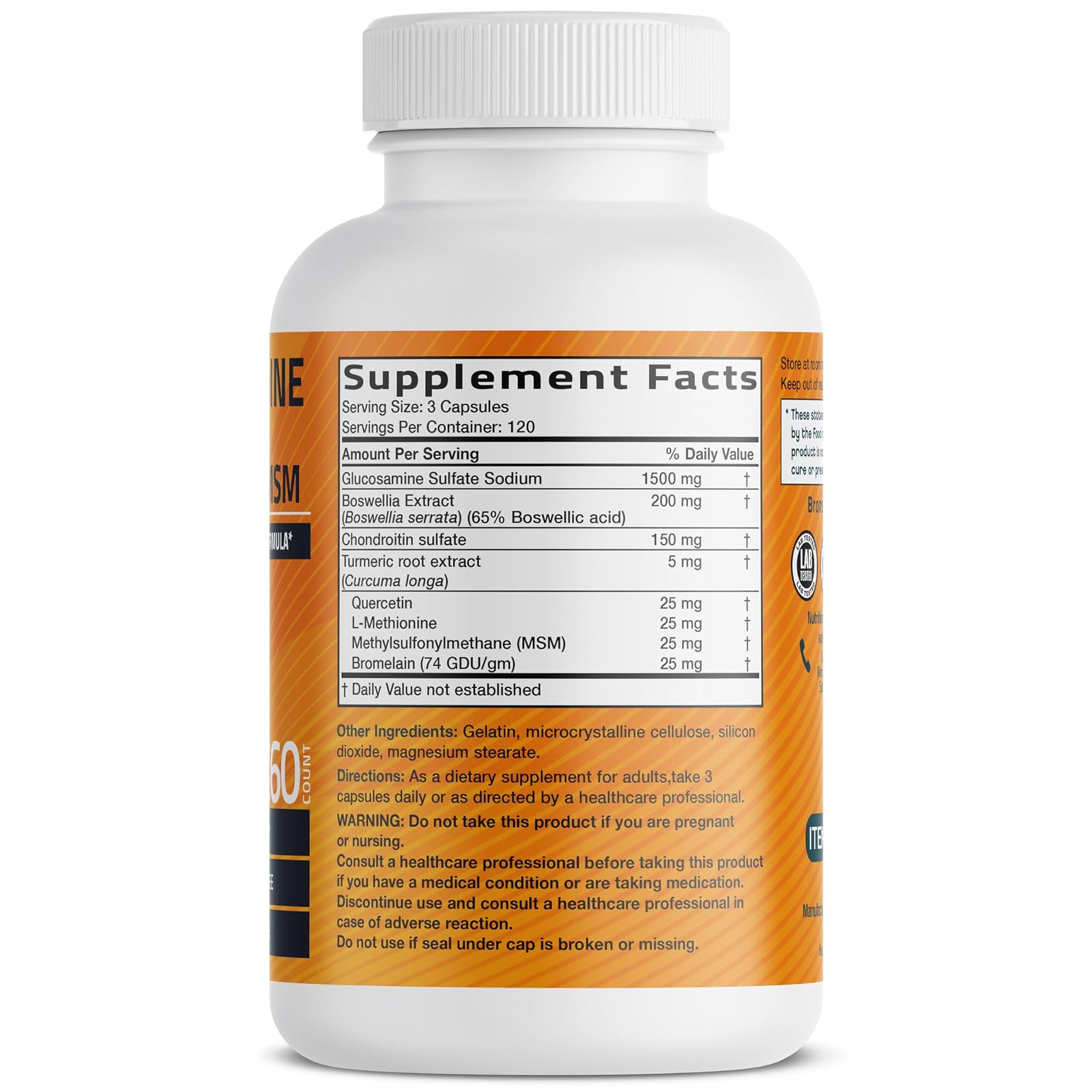 glucosamine chondroitin turmeric for mobility