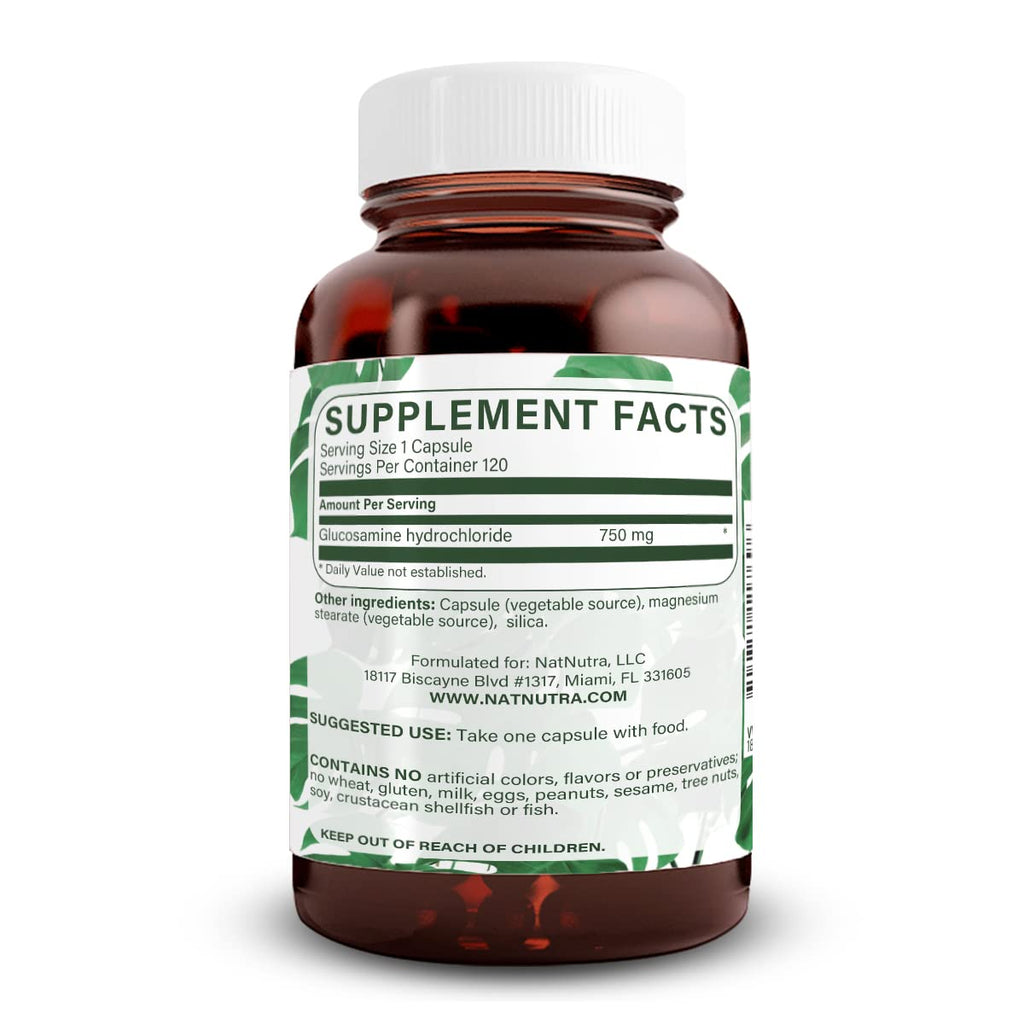 Glucosamine hydrochloride for joint support