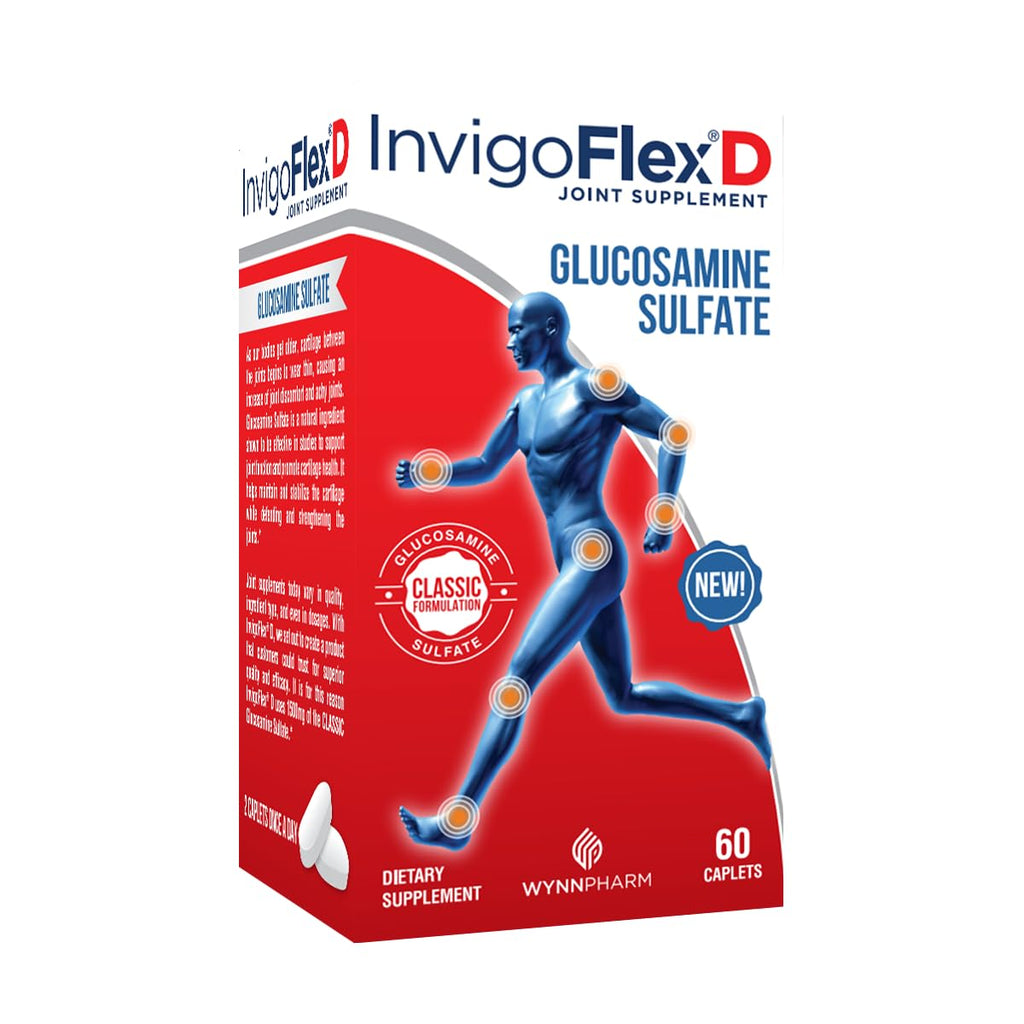 Glucosamine sulfate joint support caplets